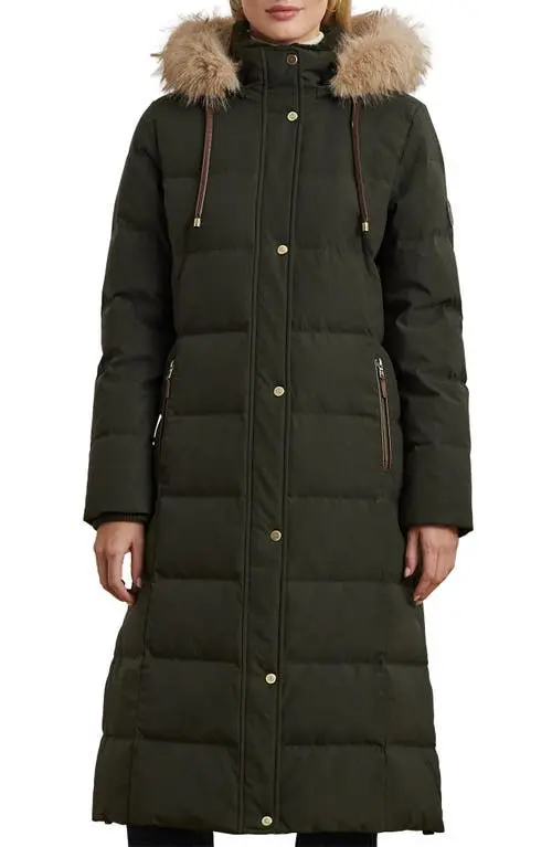 Ralph Lauren Heritage Down And Feather Puffer Coat - Litchfield